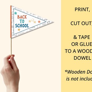 Back to School Flags and Sign Bundle | Preschool Through 6th Grade ...