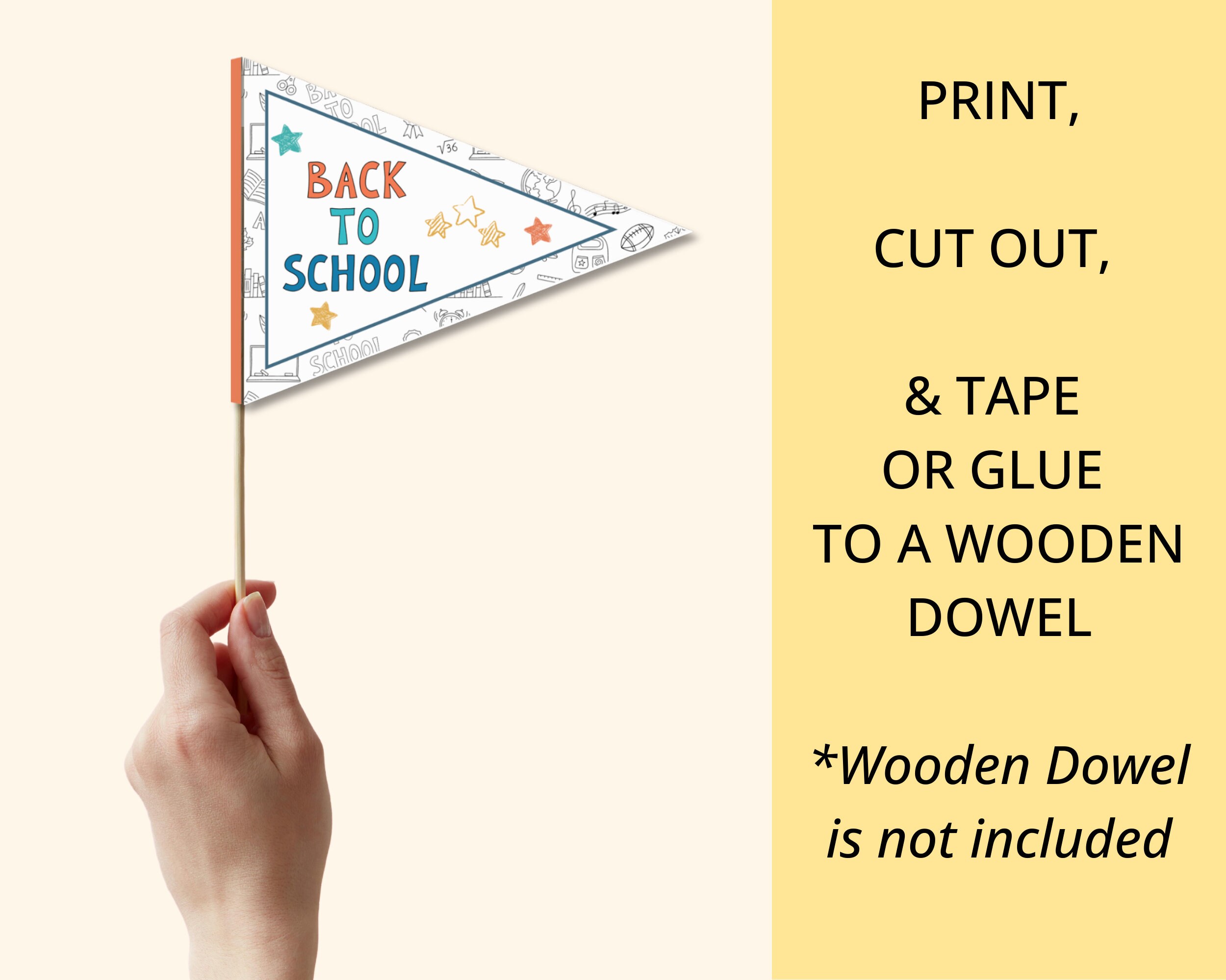 2nd Grade Back to School Flags and Signs | 2025 School Year | First Day ...