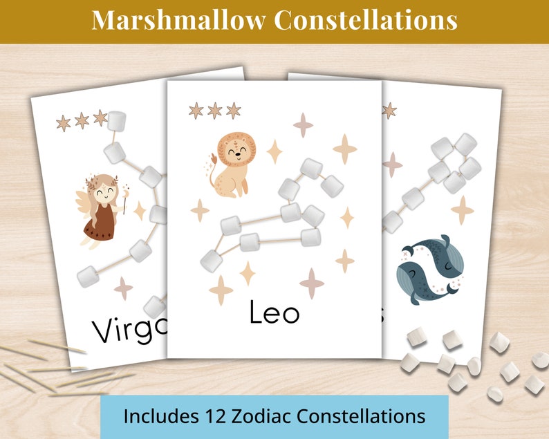 Star Constellations Card Mats | Fun STEM Activity for Kids 5-12 ...