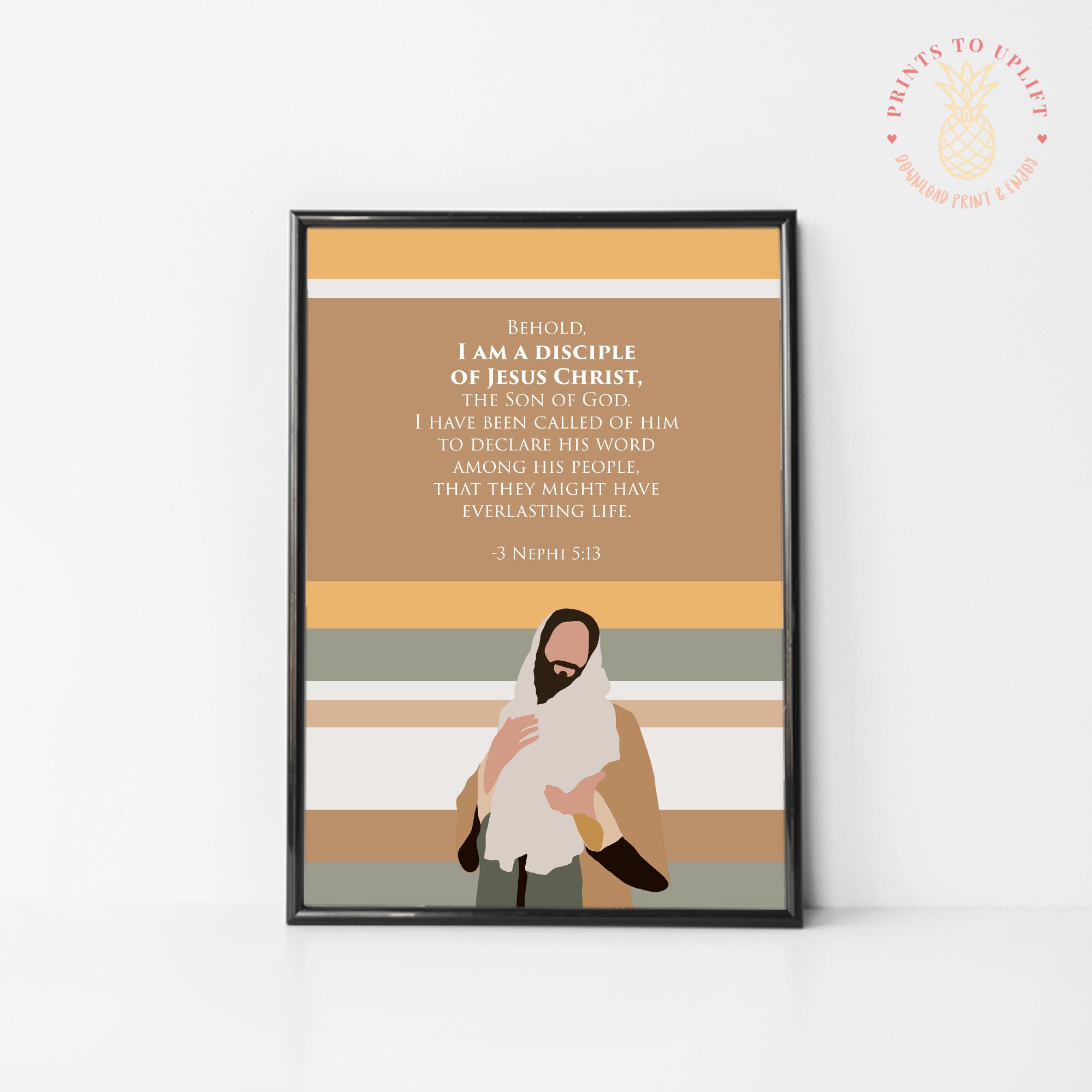 2024 Youth Theme Poster, Instant Download, LDS, Wall Art, I Am a ...