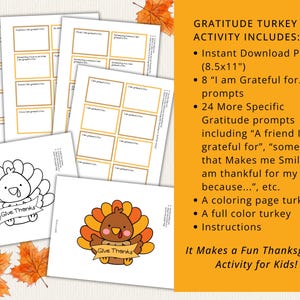 Thanksgiving Gratitude | Printable Thanksgiving Activity | Stuff the ...