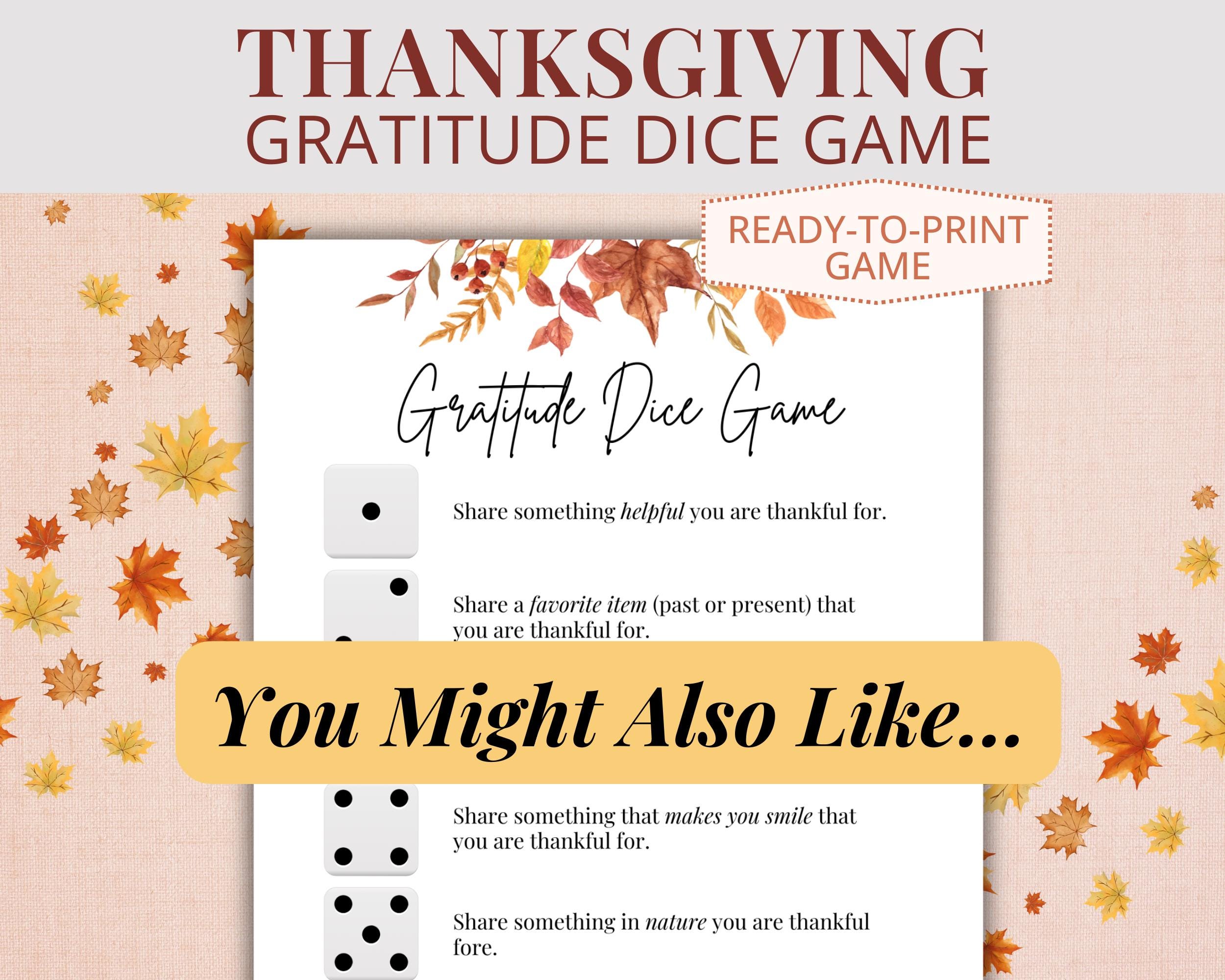 Thanksgiving Gratitude | Printable Thanksgiving Activity | Stuff the ...