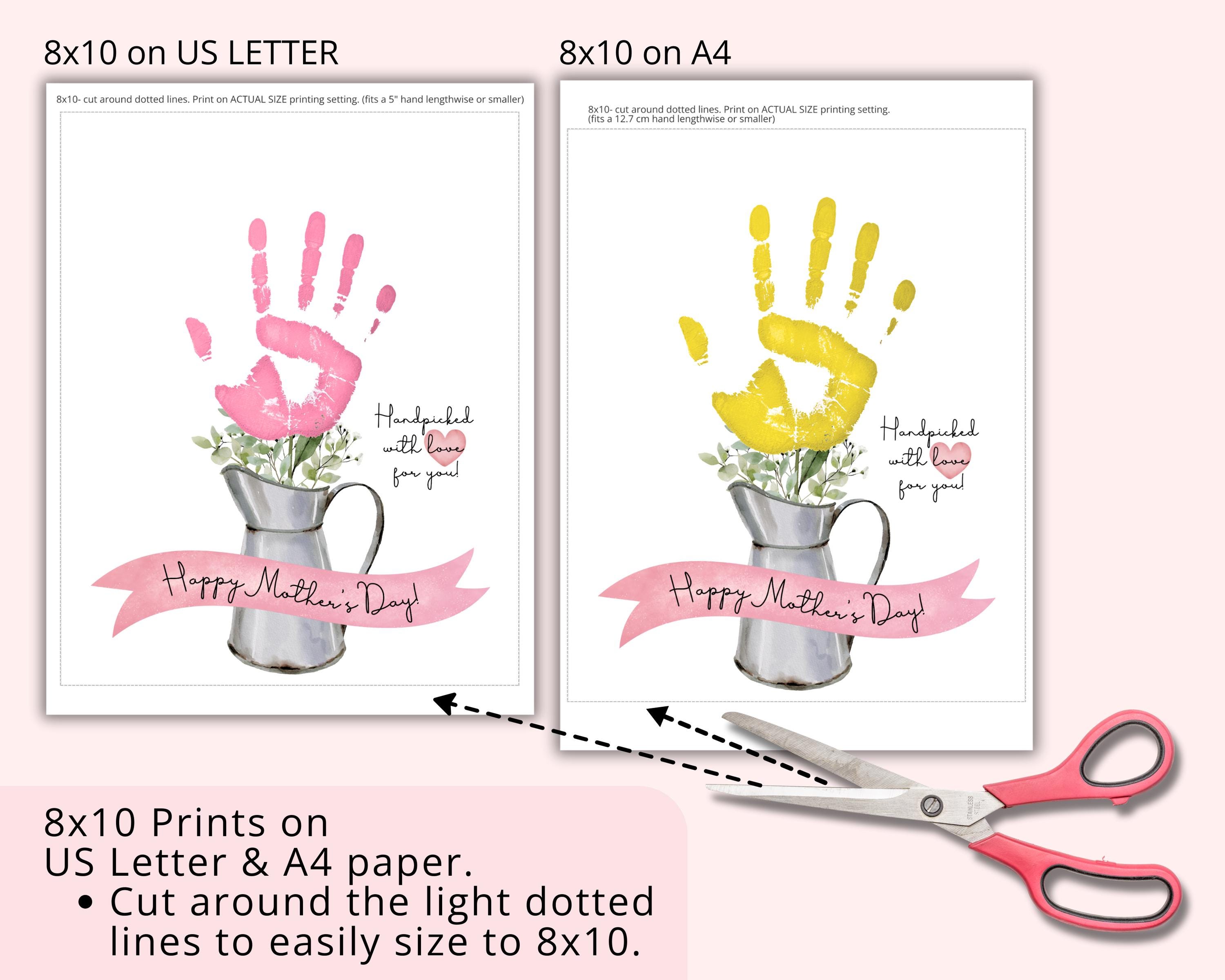 Mother's Day Handprint Art Printable | Instant Download | Gift for Mom ...