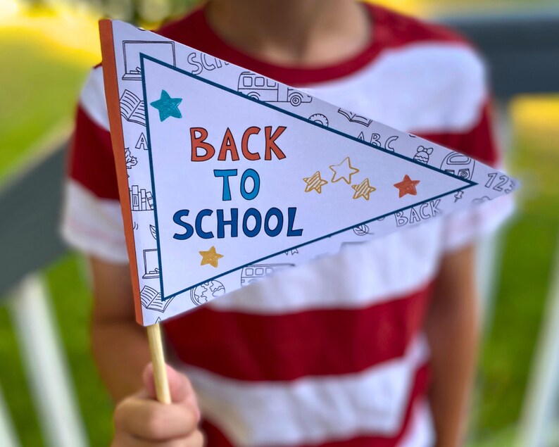 2nd Grade Back to School Flags and Signs | 2025 School Year | First Day ...