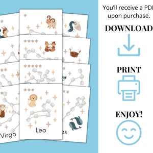 Star Constellations Card Mats | Fun STEM Activity for Kids 5-12 ...