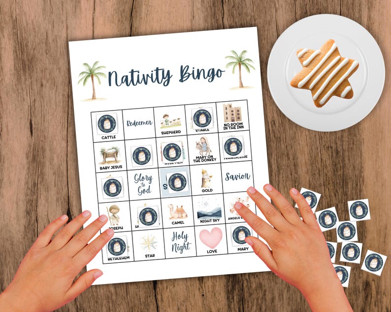 Christmas Nativity Bingo | Printable Nativity Bingo Game | 50 Bingo ...