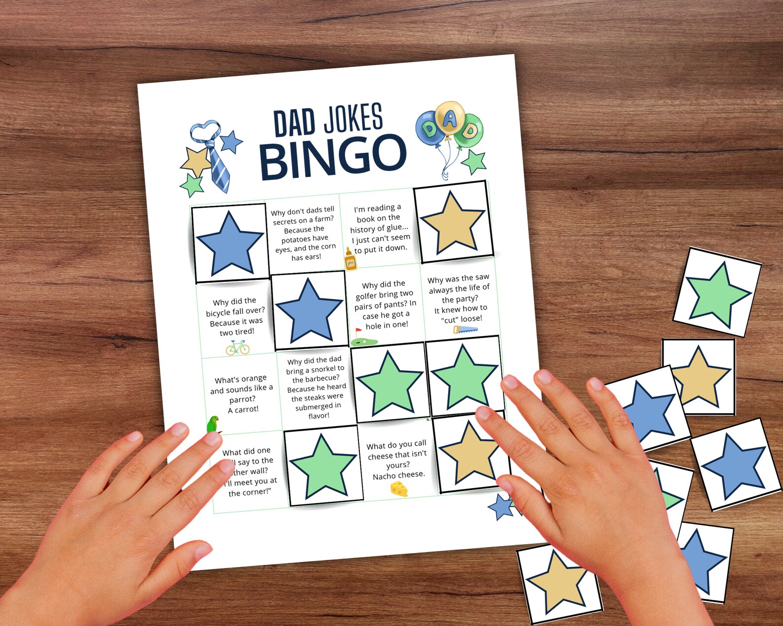 Dad BINGO | Father's Day, Family Reunion, Family Game Night | Dad Jokes ...