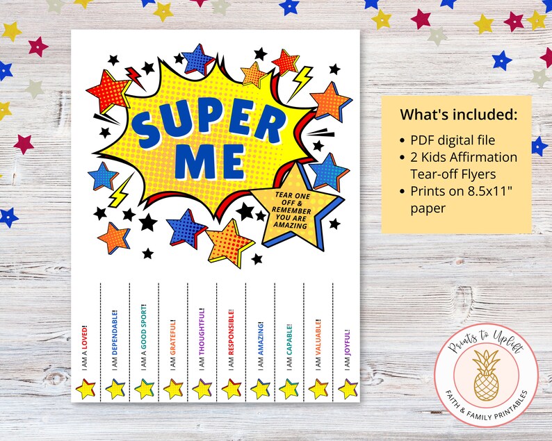 Positive Affirmations for Kids | I Am Affirmation | Super Theme ...