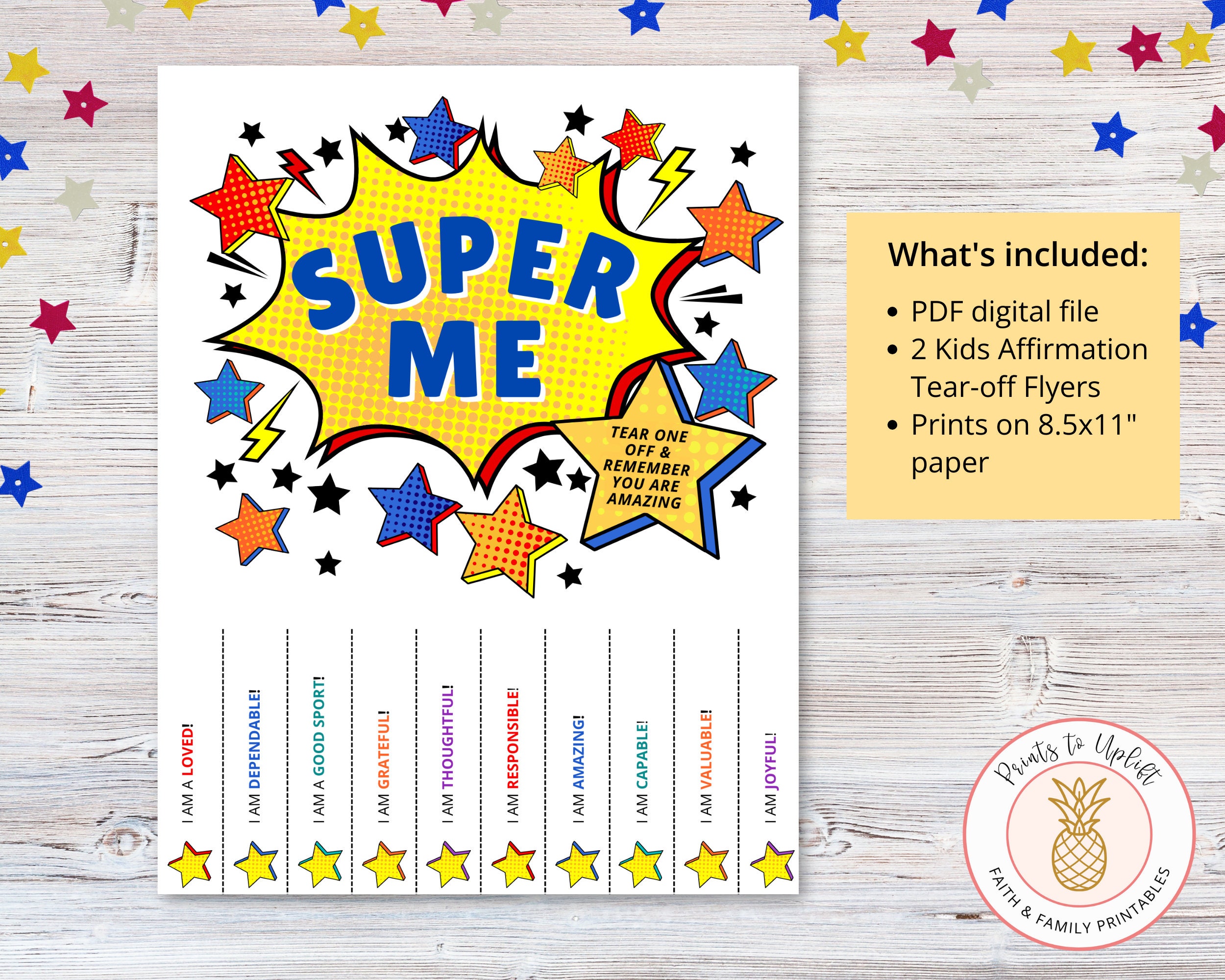 Positive Affirmations for Kids | I Am Affirmation | Super Theme ...