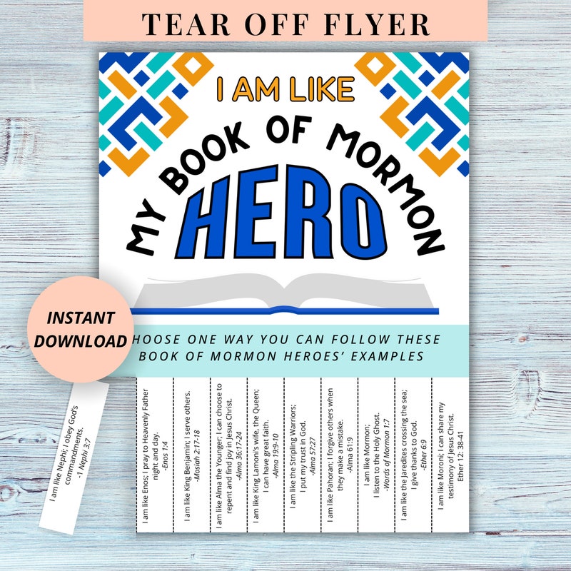 Book of Mormon Heroes - Etsy