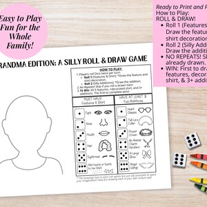 All About My Grandma & Roll a Grandma, A Silly Roll and Draw Game ...