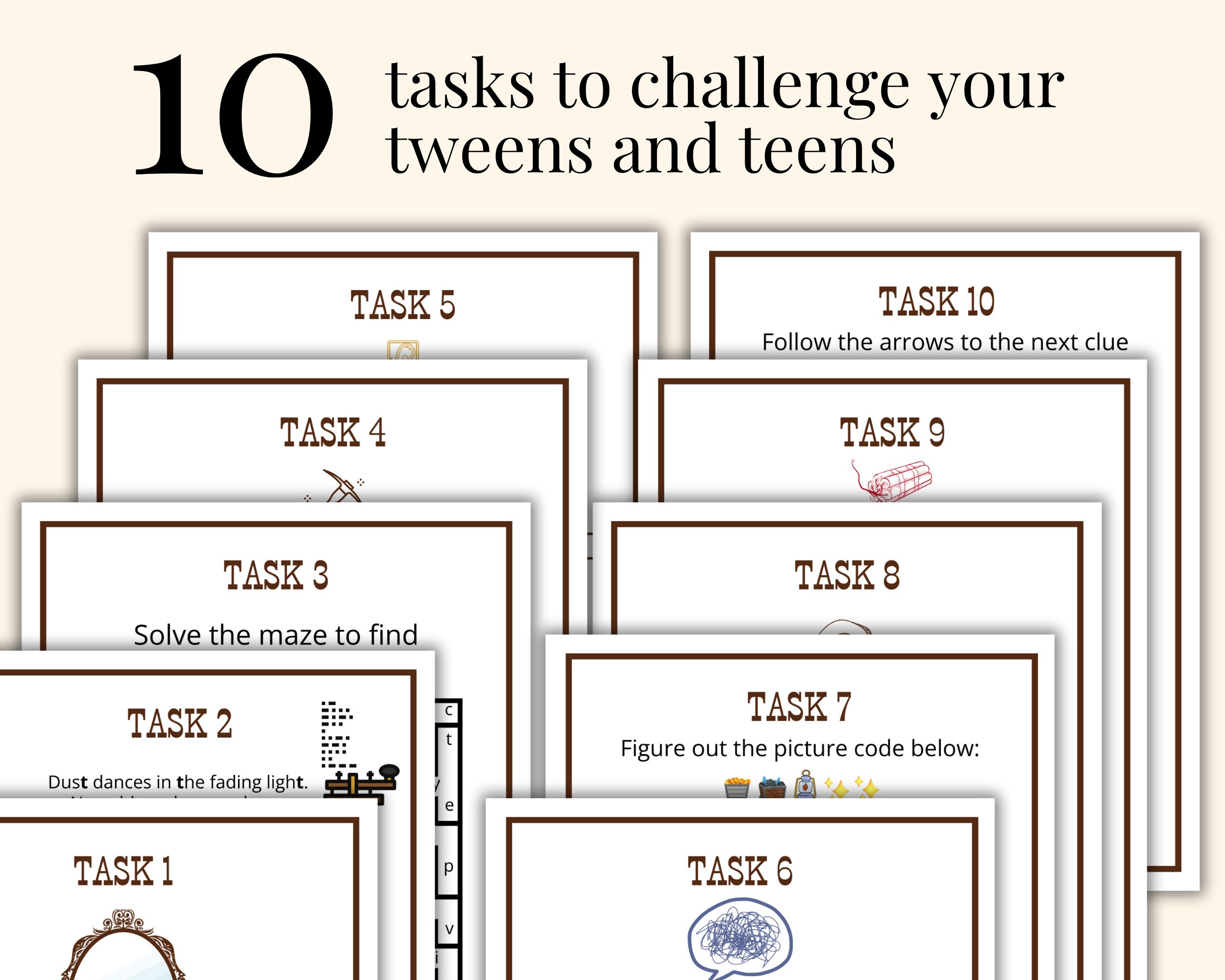 Escape Room for Teens and Tweens | Escape the Gold Mine Game ...