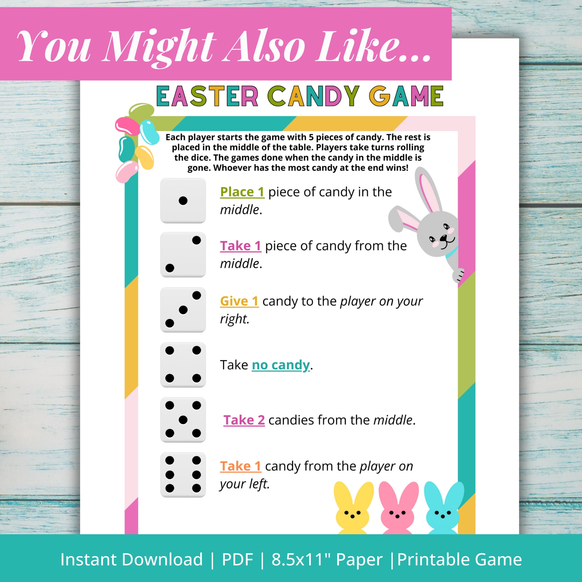 Easter Would You Rather Activity, Easy Easter Party Game, Fun Easter ...