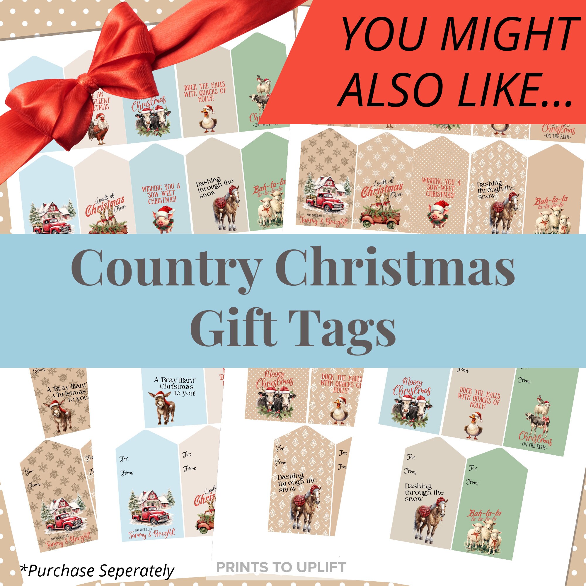 Dino Christmas Gift Tags, Printable, Great for Kids, Dinosaurs, 8.5x11 ...