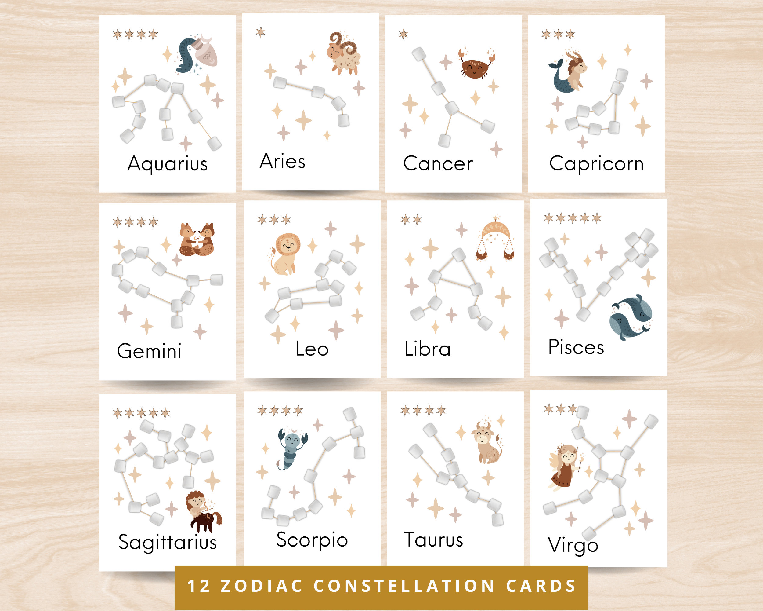 Star Constellations Card Mats | Fun STEM Activity for Kids 5-12 ...