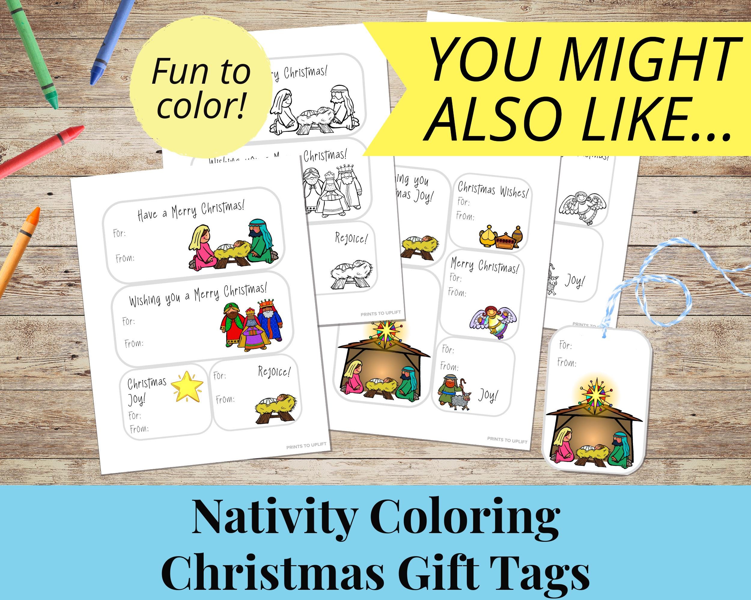 Nativity Craft for Kids | Christmas Coloring Activity | 3D Paper ...