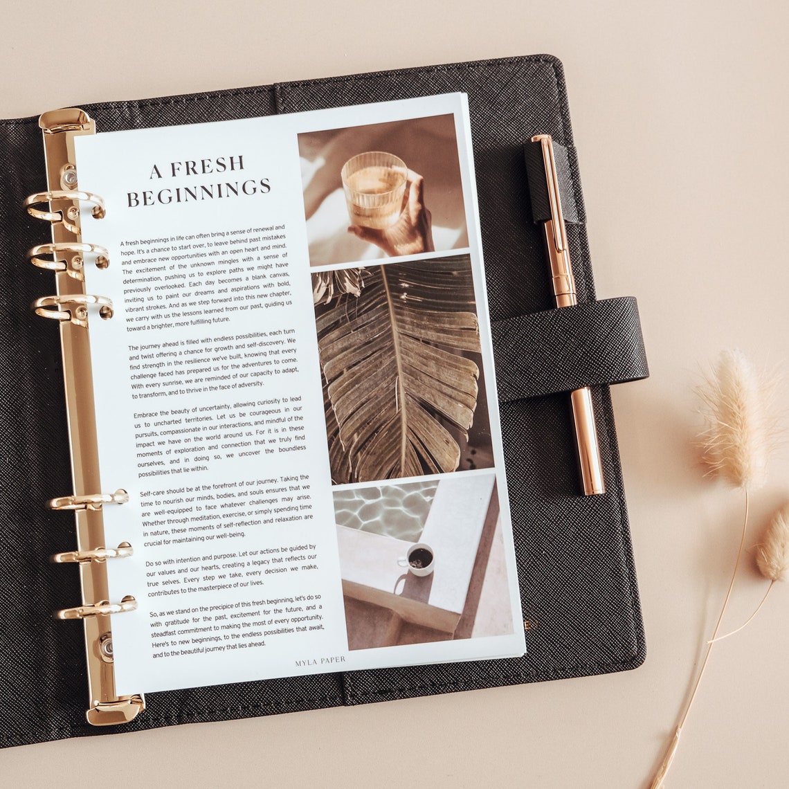 Aesthetic Minimal Planner Dashboard A5 Planner Dashboards planner ...