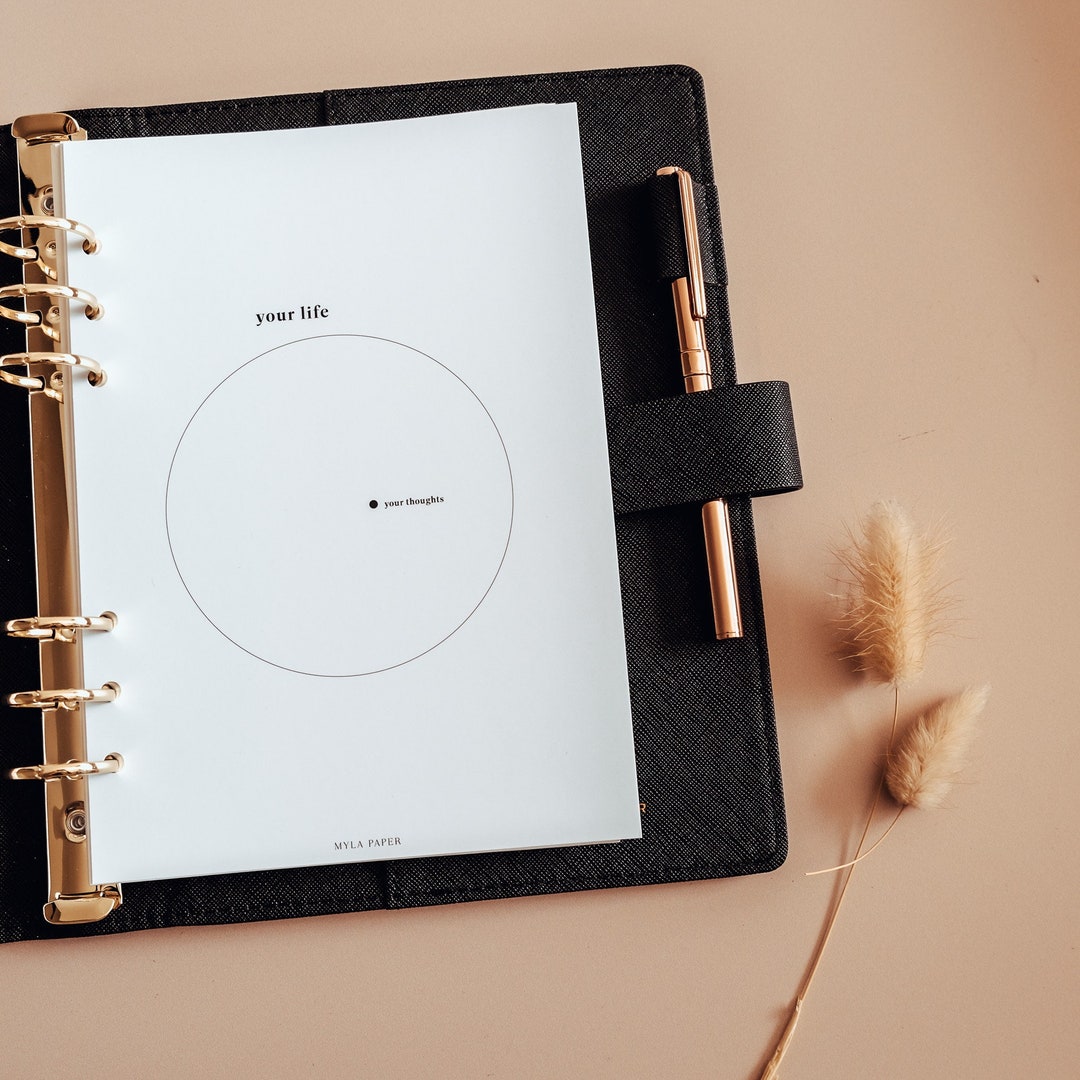 Aesthetic Minimal Planner Dashboard | A5 Planner Dashboards |planner ...