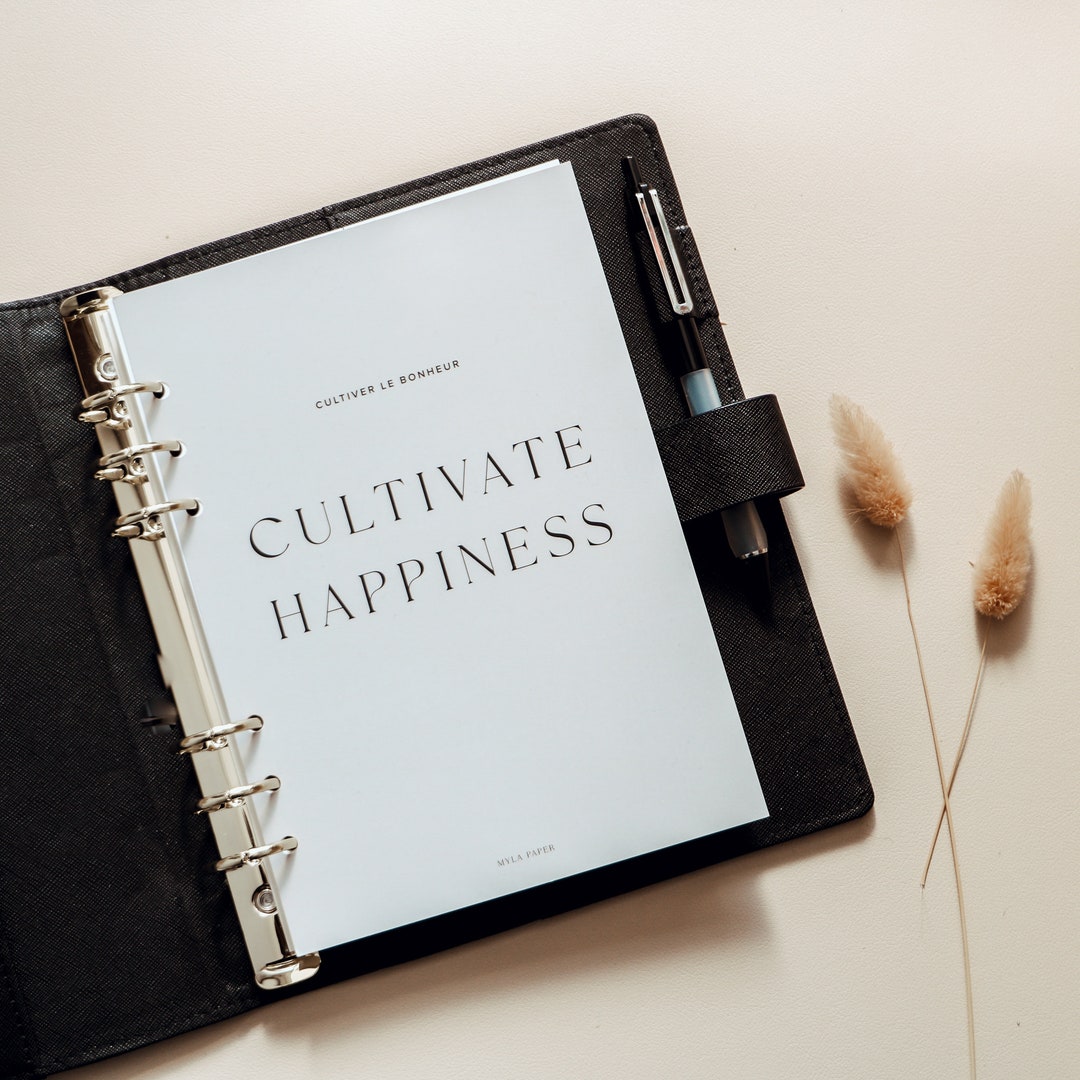 Aesthetic Minimal Planner Quote Dashboard | A5 Planner Dashboards ...