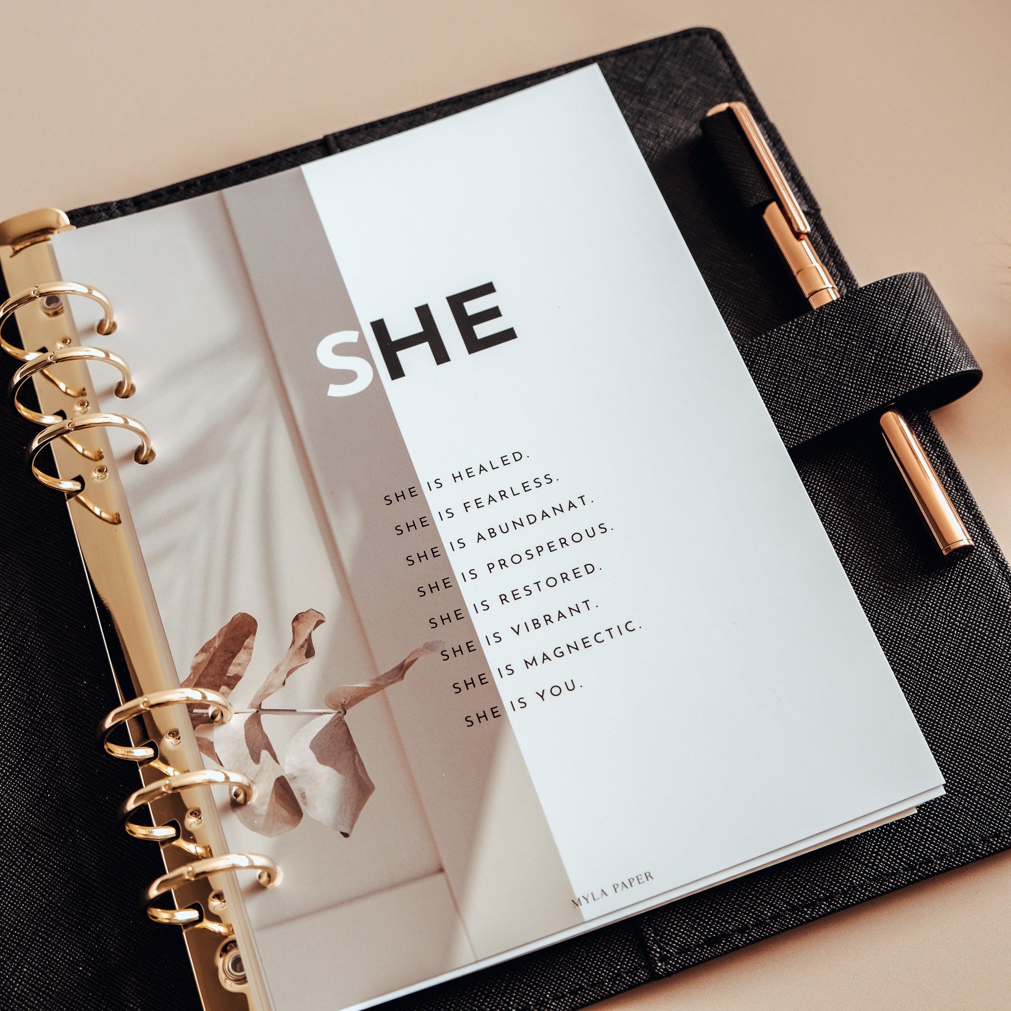 Aesthetic Minimal Planner Dashboard | A5 Planner Dashboards |planner ...
