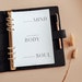 Aesthetic Minimal Planner Dashboard | A5 Planner Dashboards |planner ...