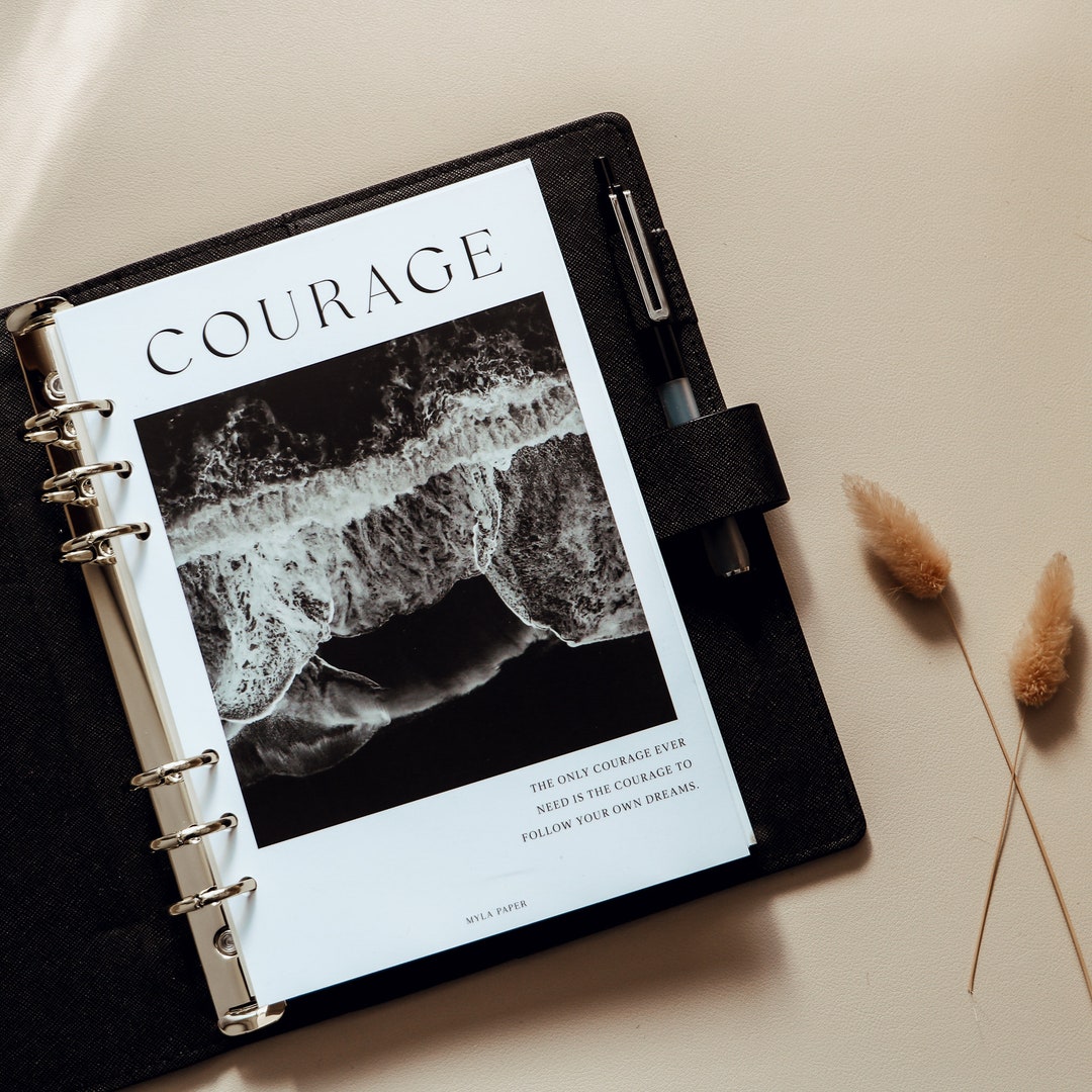 Aesthetic Minimal Planner Dashboard | A5 A6 Planner Dashboards |planner ...