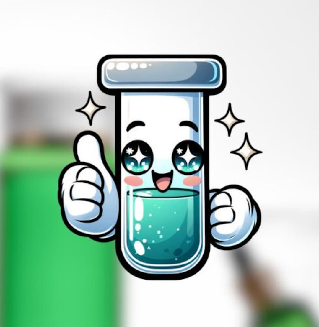 Test Tube Larry Biology Sticker Chemistry Sticker - Etsy