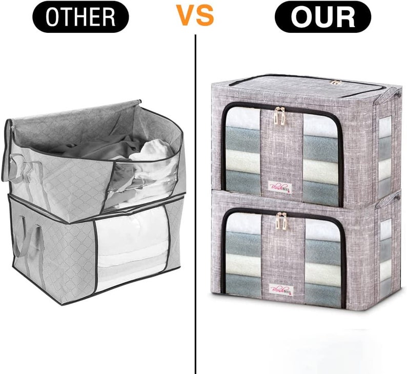 BLUSHBEES™ Oxford Fabric Stainless Steel Frame, Collapsible Storage ...