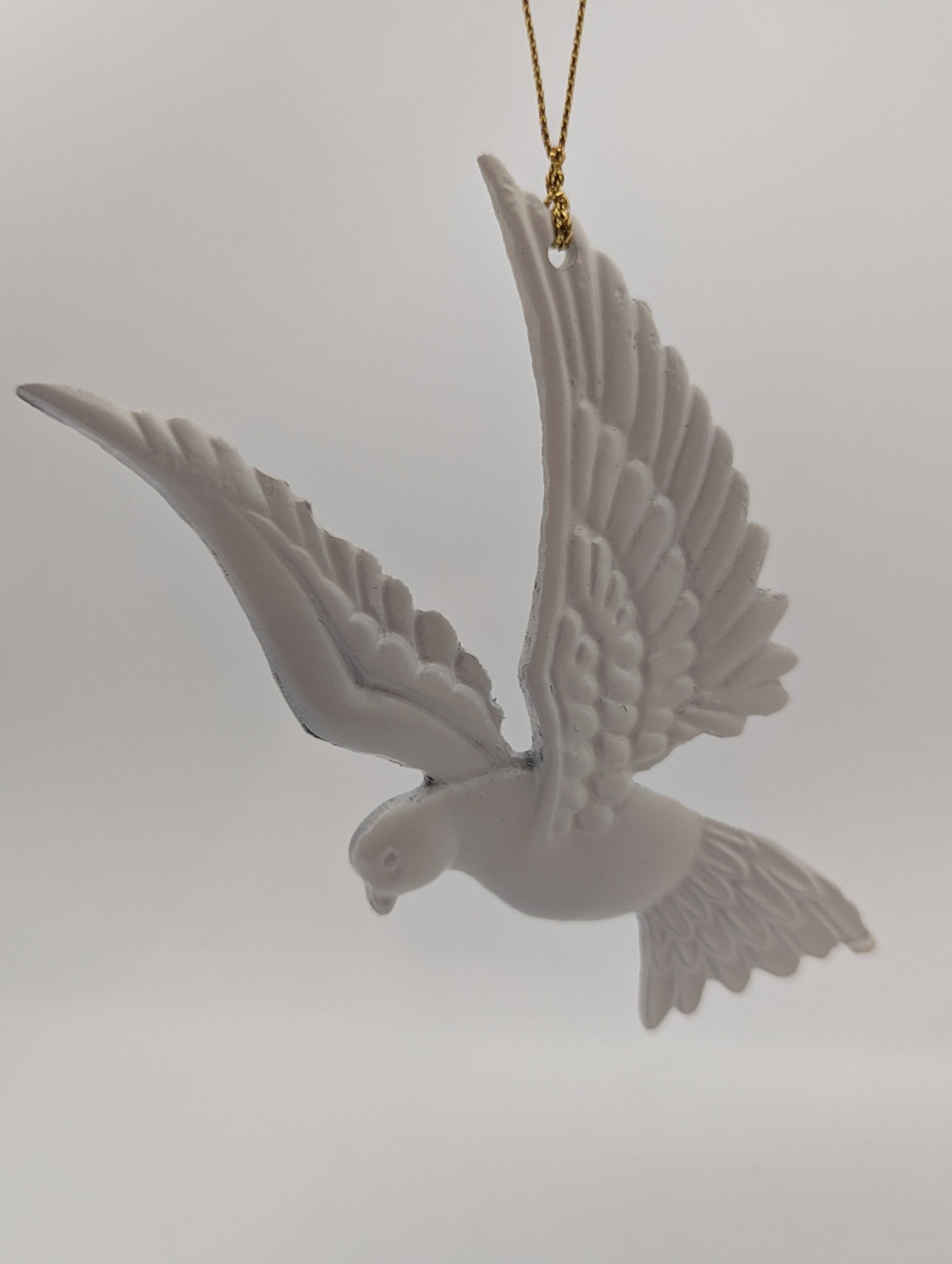 Dove Christmas Ornament, Dove Ornament, Bird Christmas Ornament, Dove ...