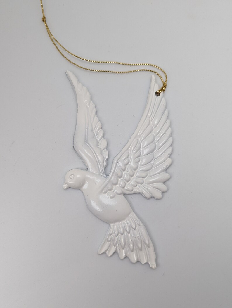 Dove Christmas Ornament, Dove Ornament, Bird Christmas Ornament, Dove ...