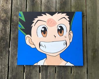 Handmade Anime Painting - Etsy