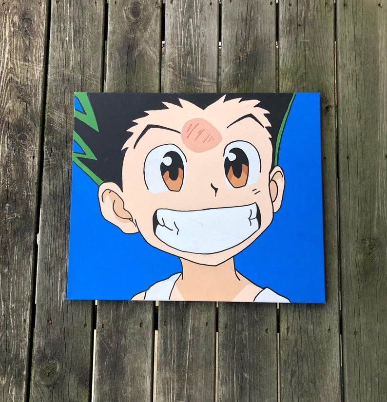 Handmade Anime Painting - Etsy