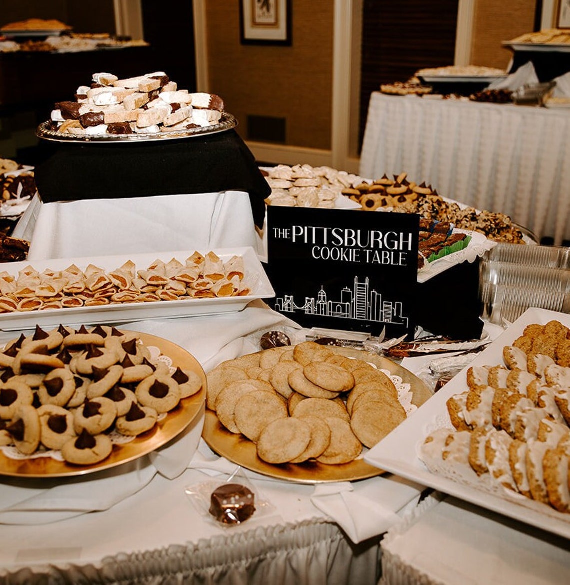 Pittsburgh Cookie Table SVG and Printable 8x10 Sign With Pittsburgh ...
