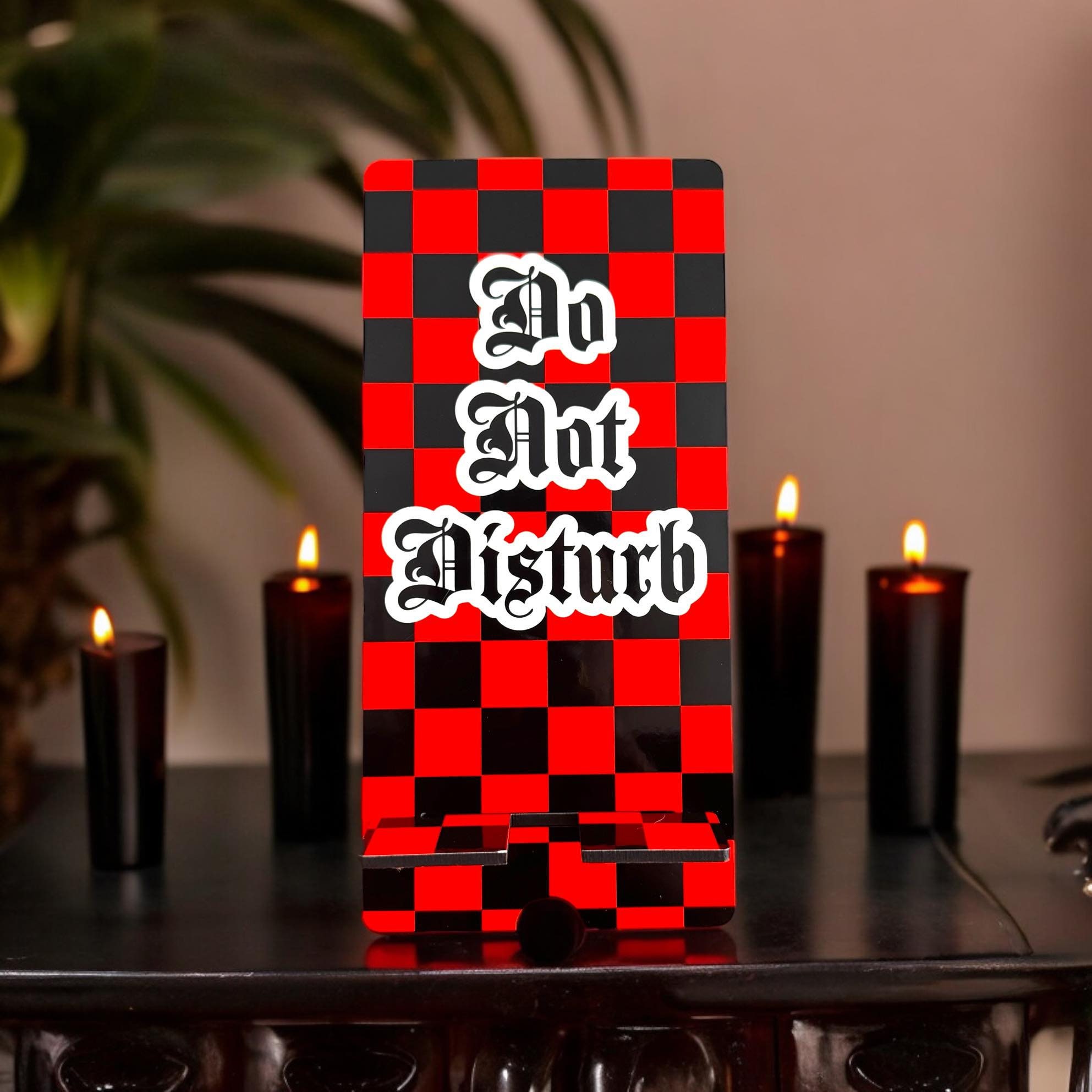 Do Not Disturb, Alternative Phone Accessories, Goth Phone Stand, Spooky ...