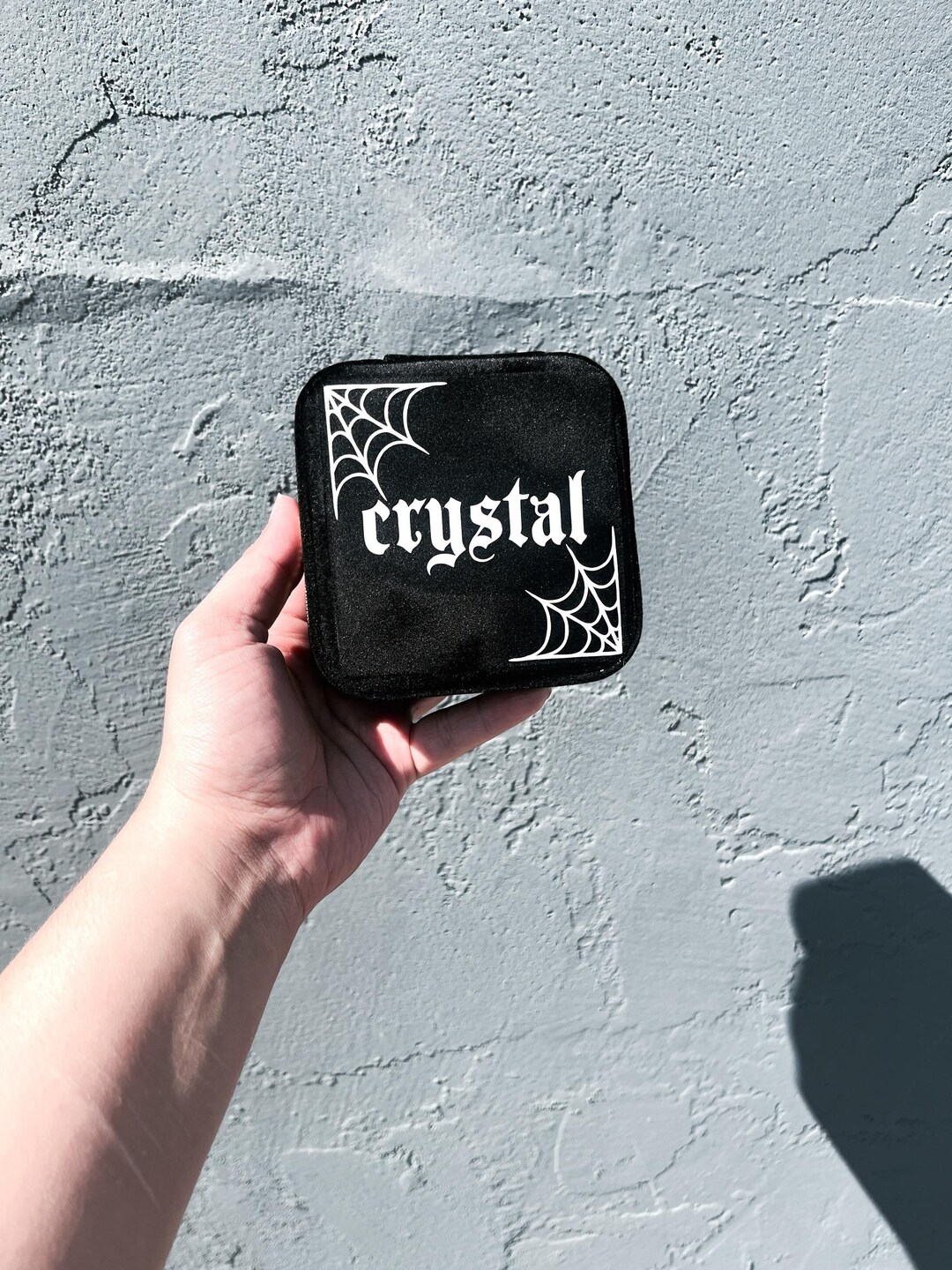 Personalized Jewelry Box, Goth Jewelry Box, Goth Travel Case, Spooky ...