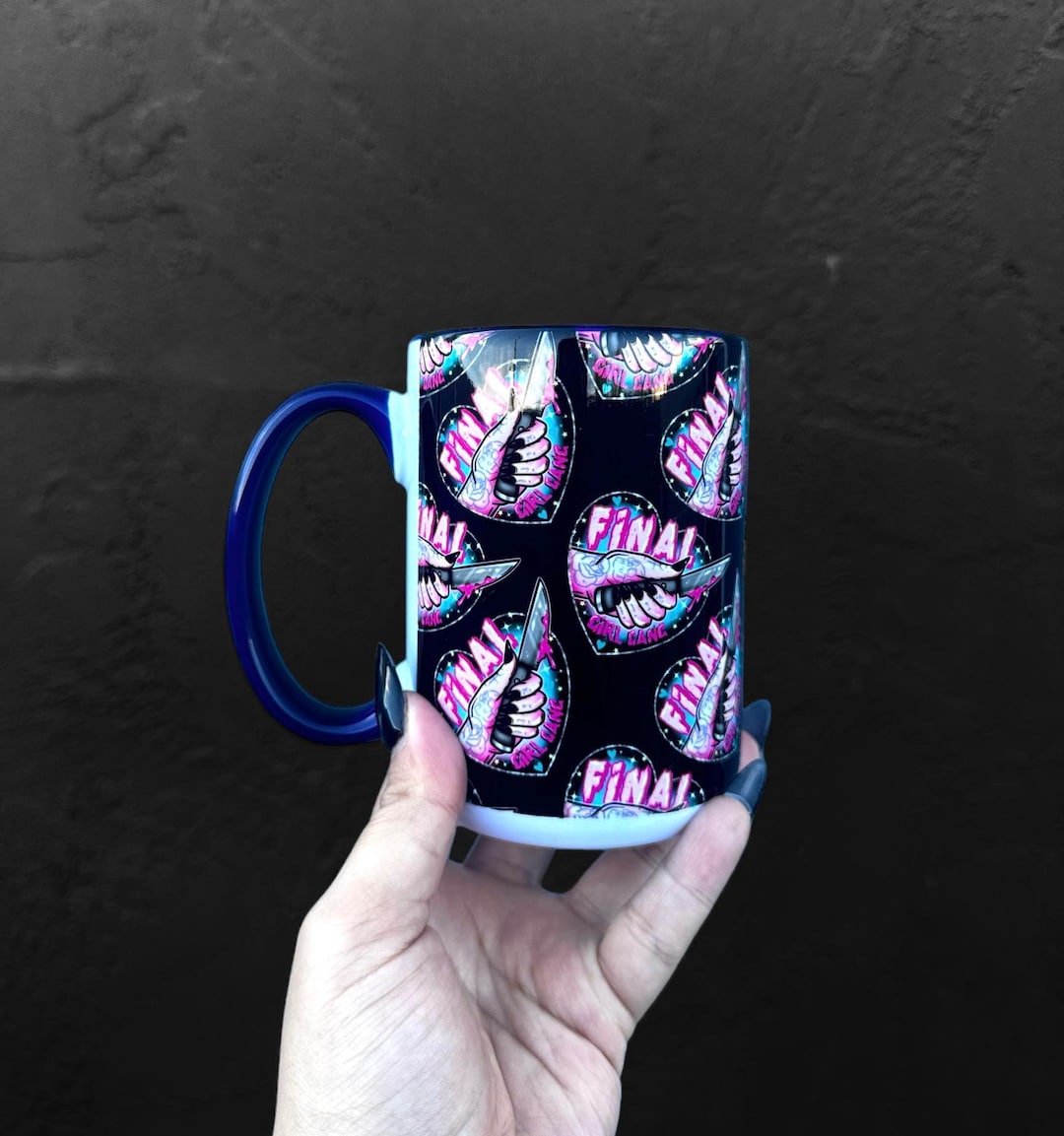 Final Girl Mug, Final Girl, Slasher Mug, Slasher Gift, Horror Mug ...