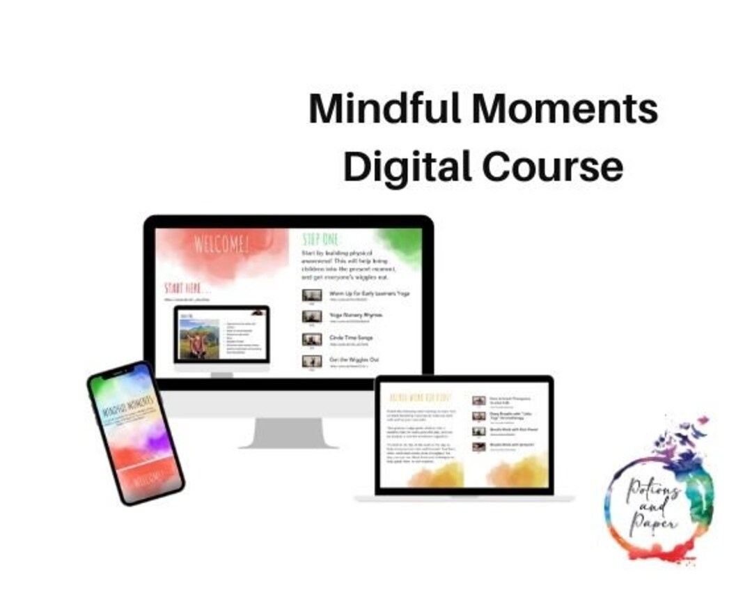 Mindful Moments Mini Course: A 5 Step Course to Easily Bring Yoga ...