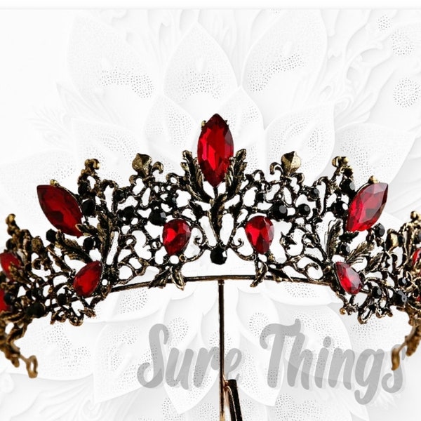 Goth Tiara - Etsy