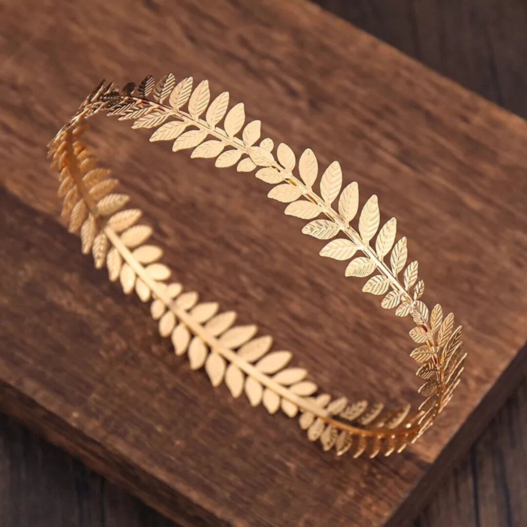 Greek God Goddess Gold Vine Crown Princess Queen Headdress - Etsy