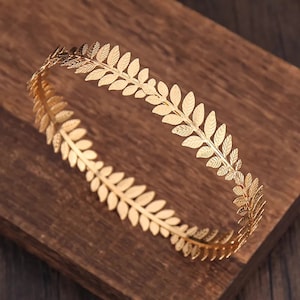 Greek God Goddess Gold Vine Crown Princess Queen Headdress - Etsy