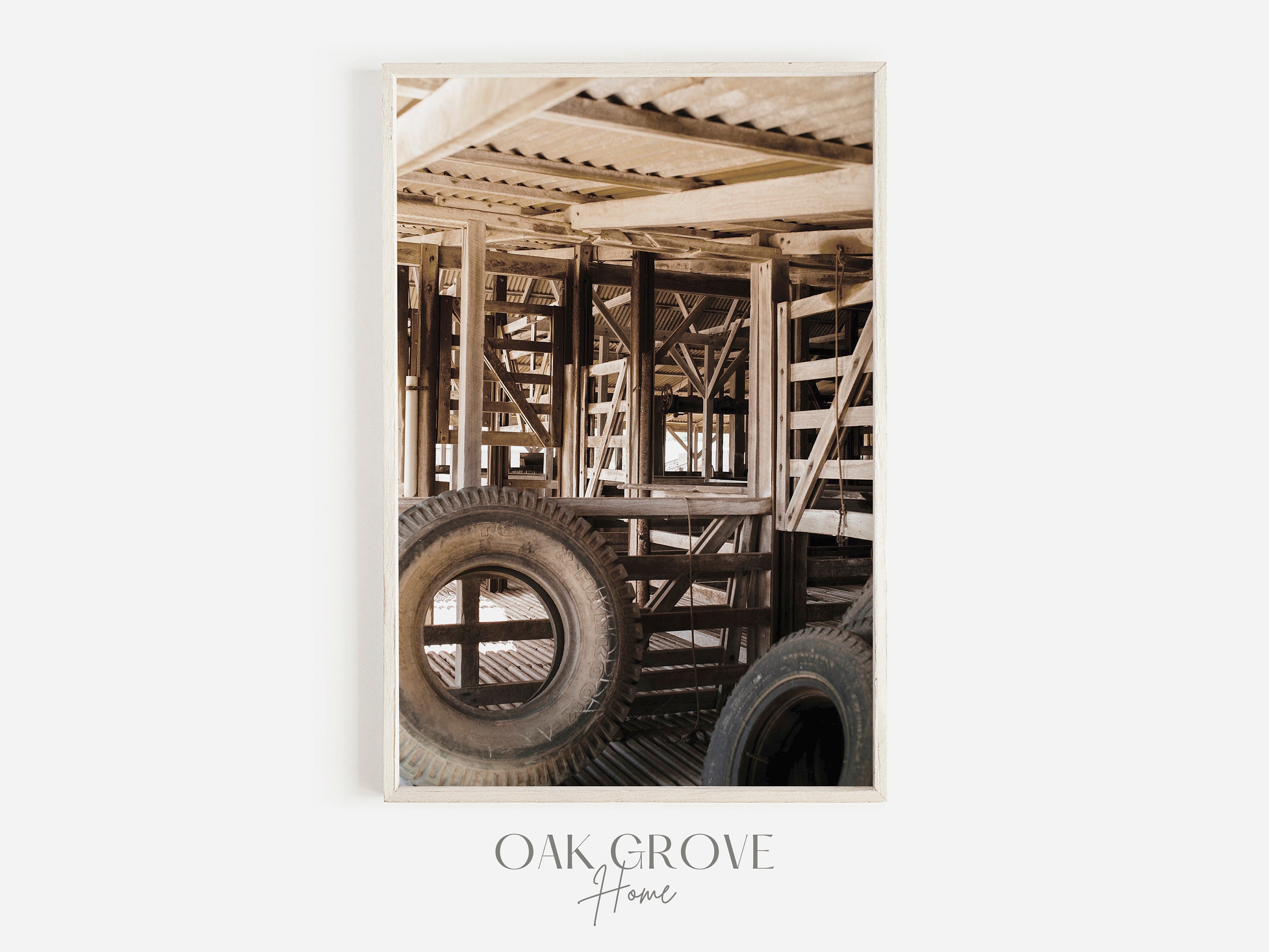 Rustic Barn Interior, Old Barn on Farm, Wooden Barn Wall Art, Farmhouse ...