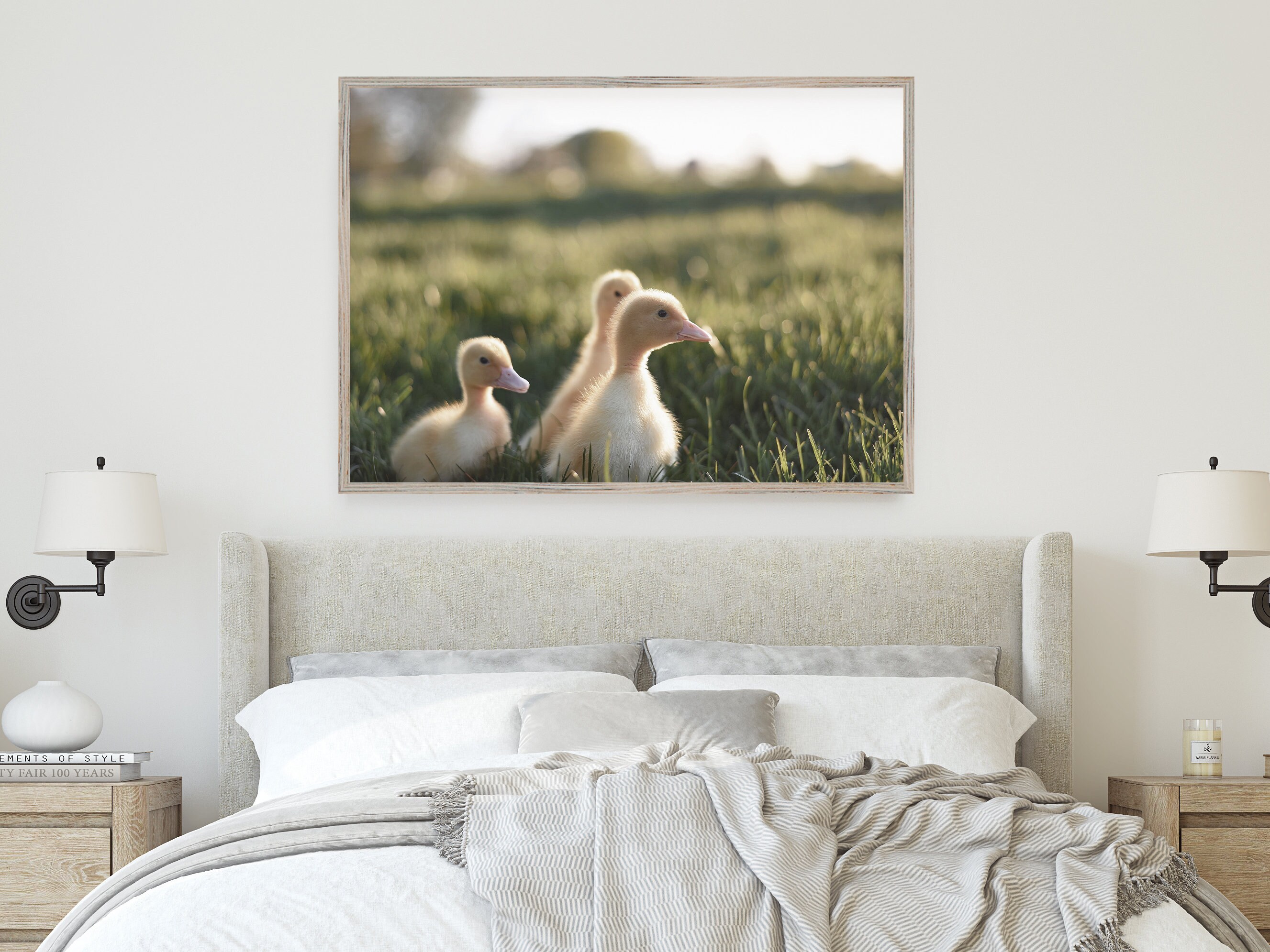 Baby Ducklings Printable, Farmhouse Nursery Decor, Duckling Printable ...