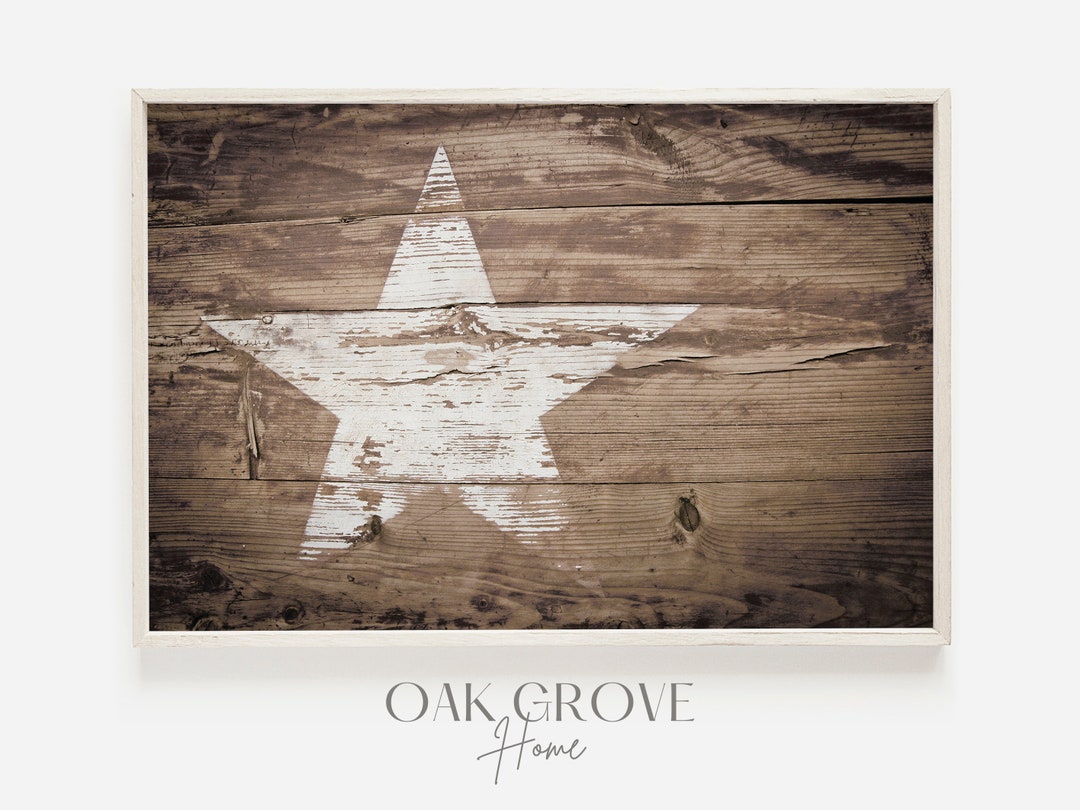 Lone Star Wood Sign, Lone Star Wall Art, Texas Printable, Western Star ...