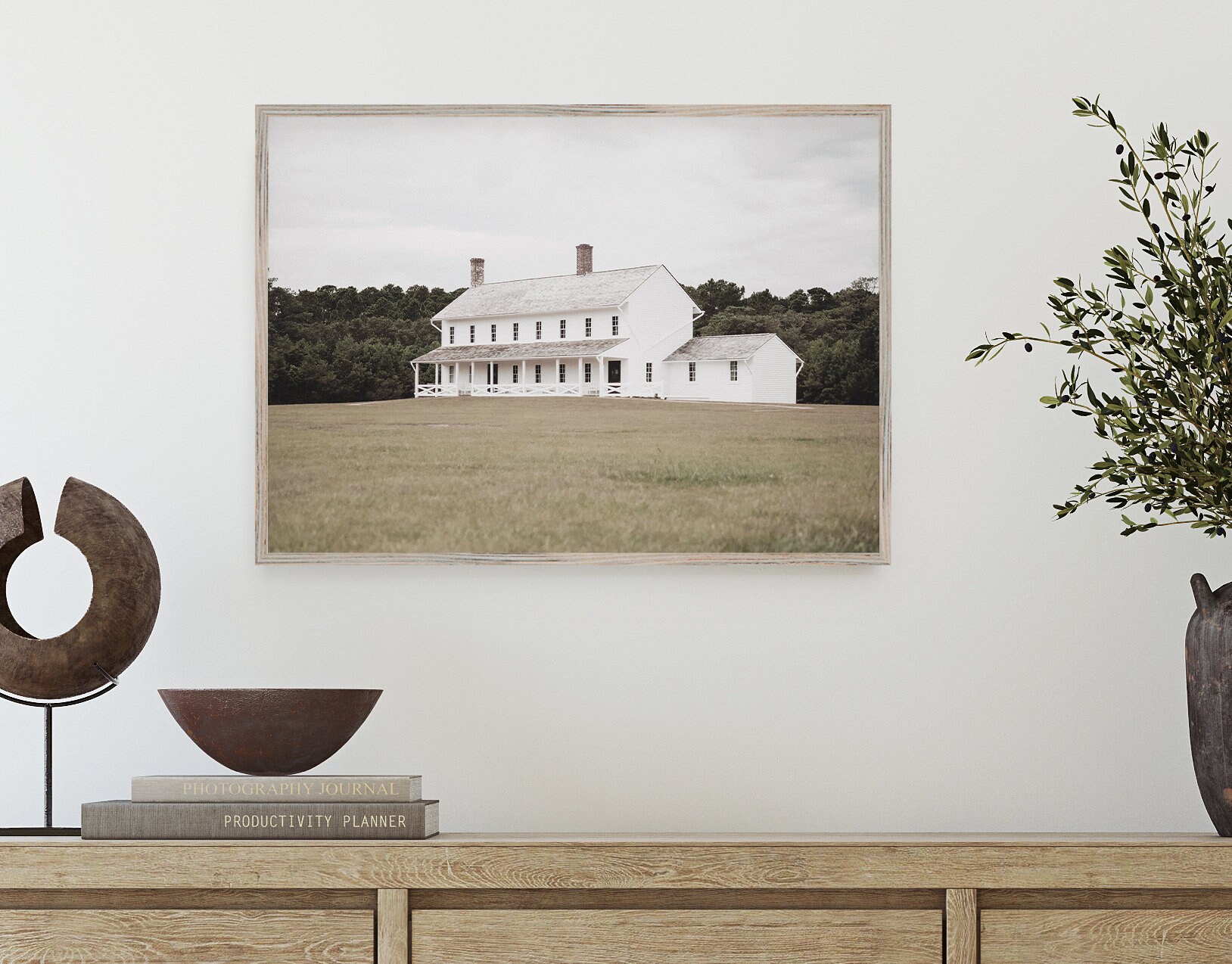 White Barn Photography Farmhouse Digital Art Barn Poster - Etsy