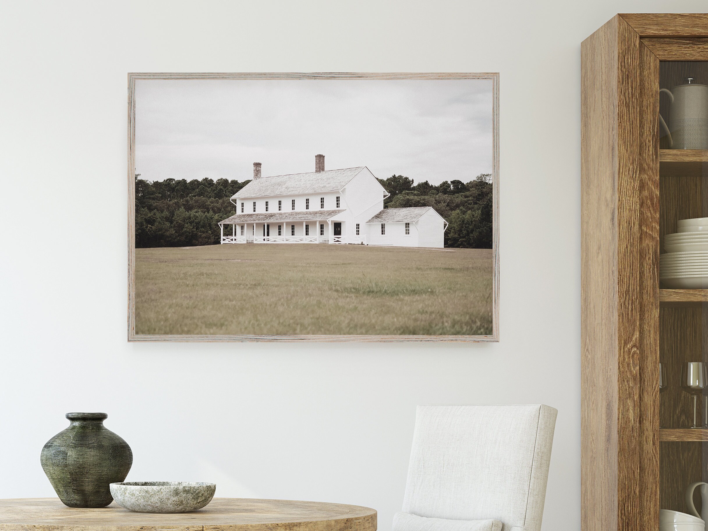 White Barn Photography Farmhouse Digital Art Barn Poster - Etsy