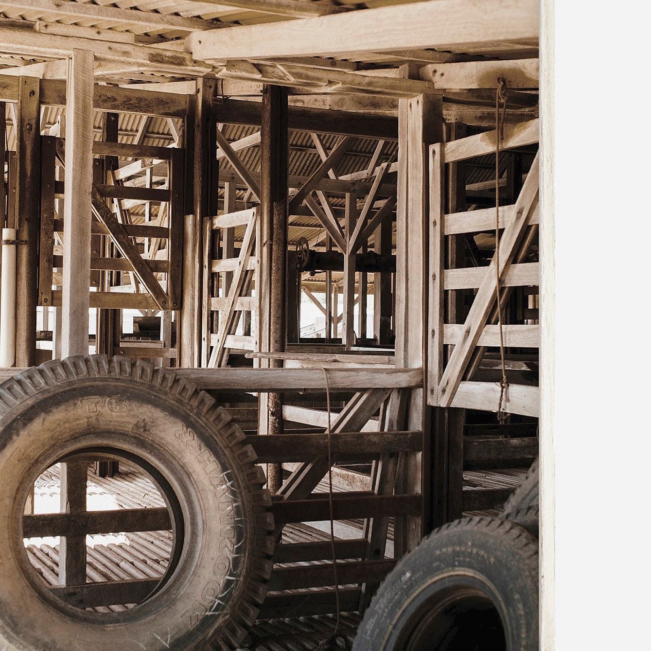 Rustic Barn Interior Old Barn on Farm Wooden Barn Wall Art - Etsy