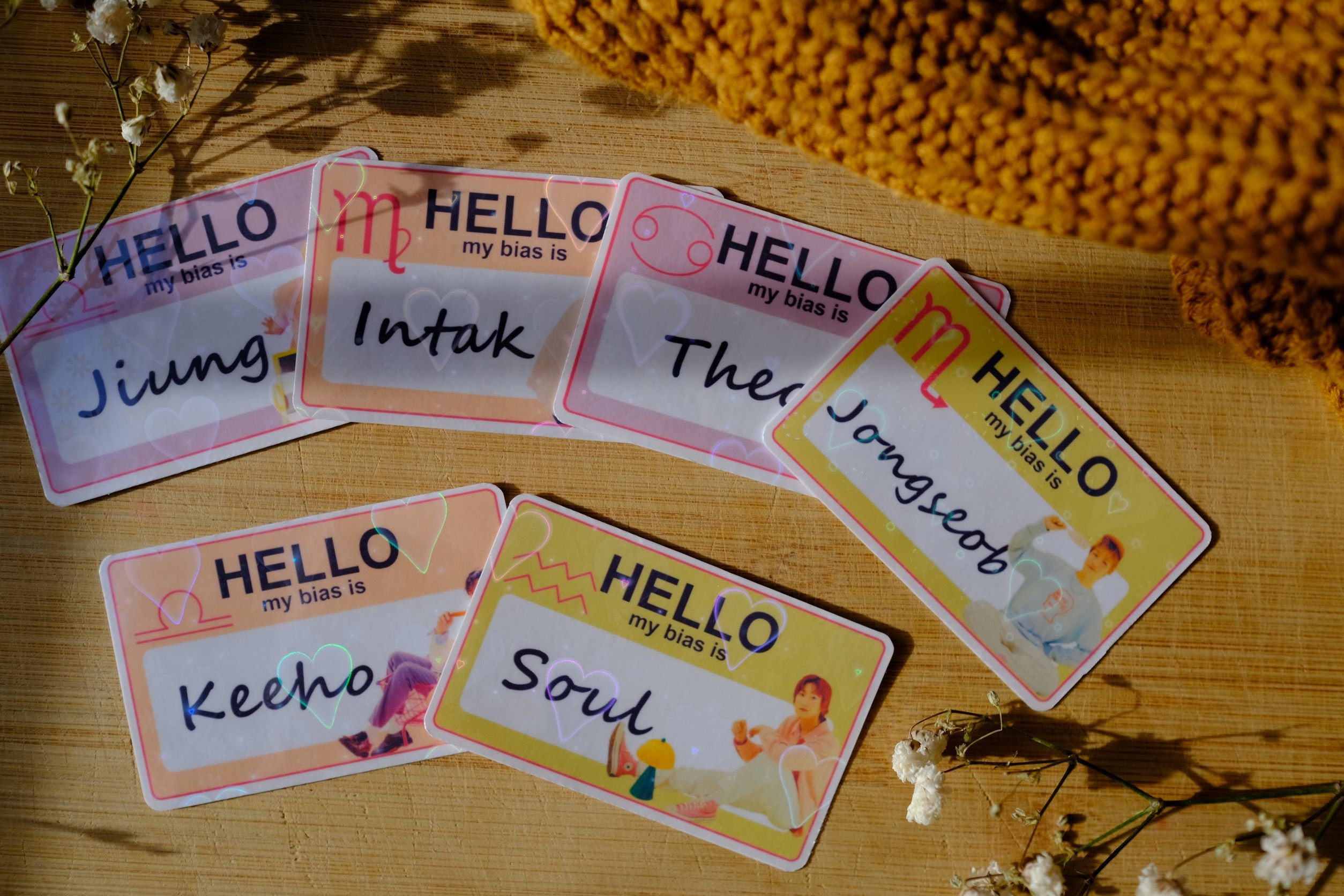P1harmony Stickers, K-pop Stickers, Holographic Stickers, Waterproof ...