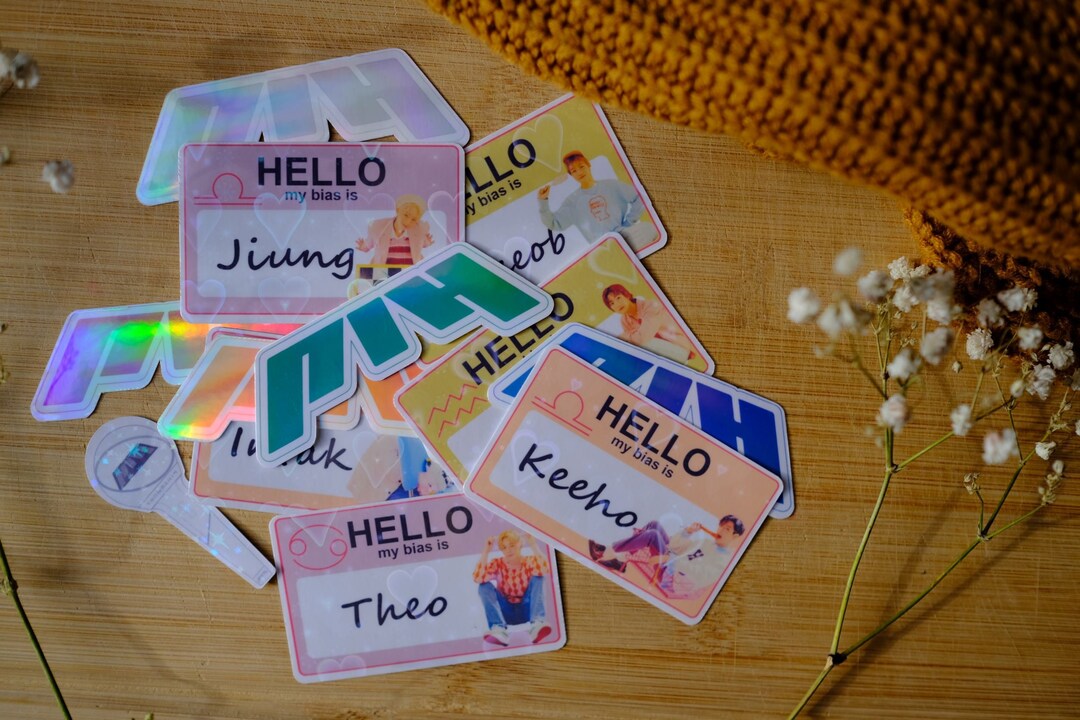 P1harmony Stickers, K-pop Stickers, Holographic Stickers, Waterproof ...