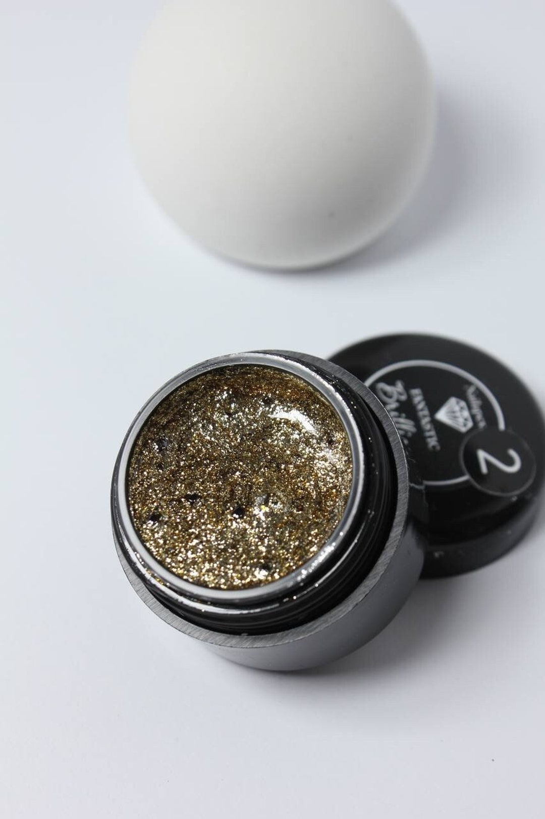 Brillianc 2 Platinum Flakes Gel Polish Chrome for Nail Art - Etsy