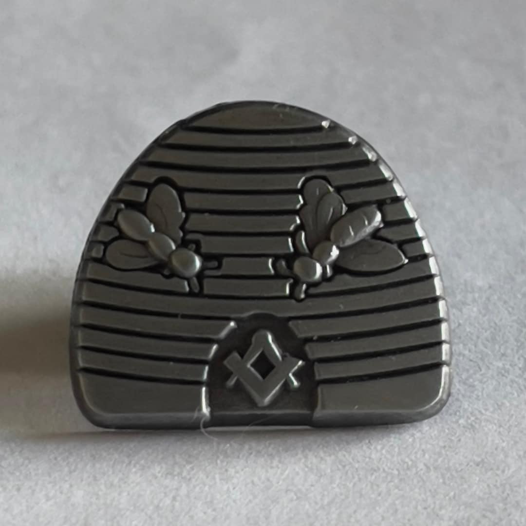 Masonic Beehive Lapel Pin | Freemason Jewelry | Lodge Pin | Mason Gift ...